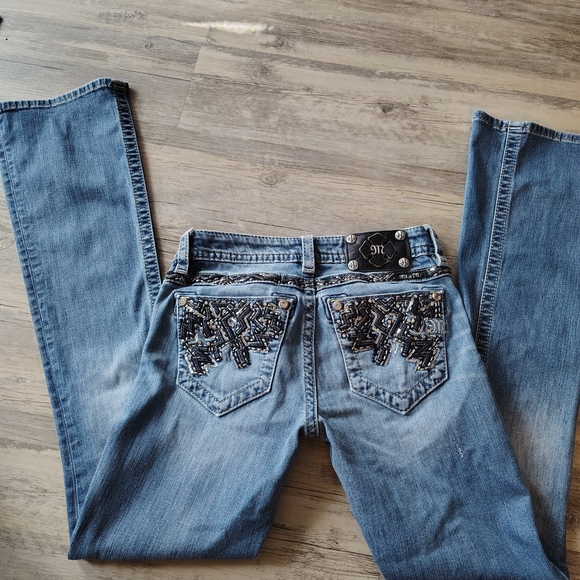 Signature | Jeans | Signature Denim Jeans With Embellished Pockets ...